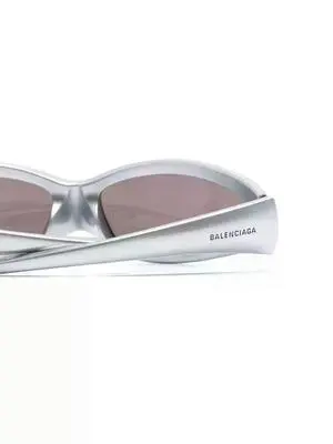 Balenciaga Skin Cat Sunglasses - Silver
