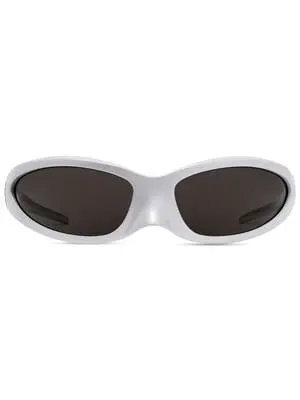Balenciaga Balenciaga Eyewear Skin Cat Sunglasses White