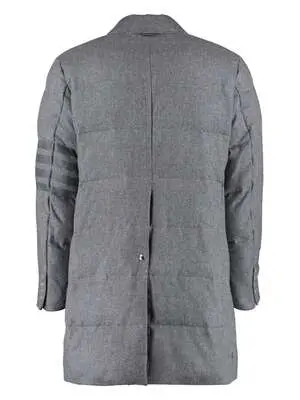 Thom Browne 4-bar Padded Coat