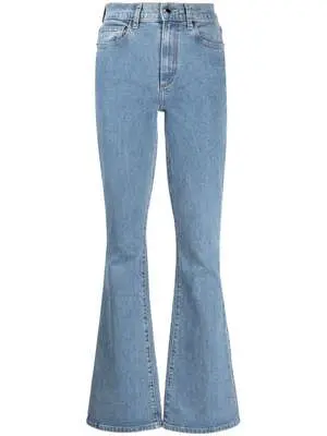 LE JEAN Remy High-waisted Flare Jeans