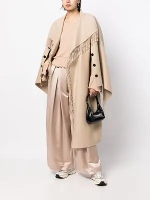 Goen.j Pleated Wide-leg Trousers - Brown
