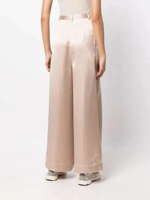 Goen.j Pleated Wide-leg Trousers - Brown