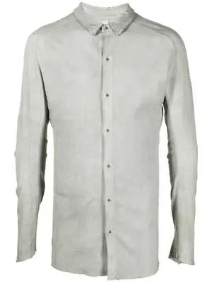 ISAAC SELLAM EXPERIENCE Suede Long-sleeve Shirt