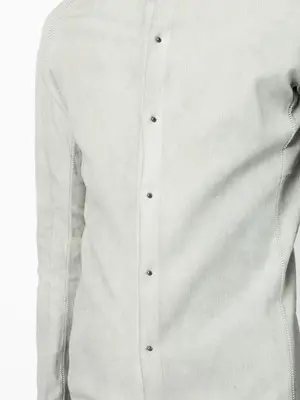 ISAAC SELLAM EXPERIENCE Suede Long-sleeve Shirt