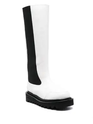 Toga Two-tone Knee Boots
