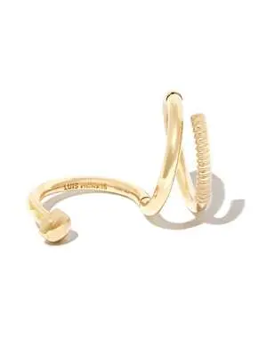 Luis Morais 14kt Yellow Serpentine Screw Ring