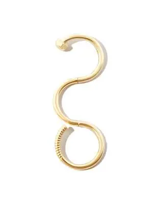 Luis Morais 14kt Yellow Serpentine Screw Ring