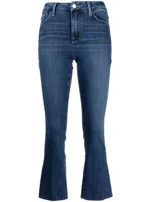 FRAME Le Crop Mid-rise Cropped Jeans