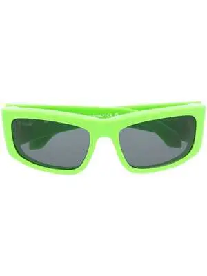 Off-White Arrows Rectangular Sunglasses - Green