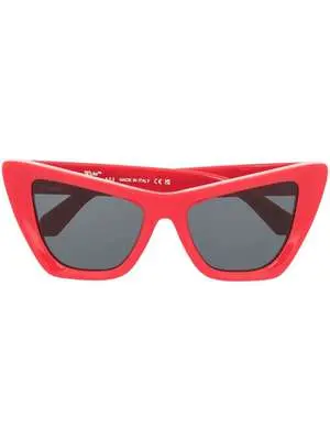 Off-White Arrows Cat-eye Sunglasses - Red