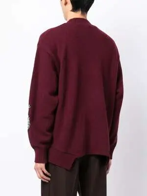 SONGZIO Embroidered Crew-neck Jumper