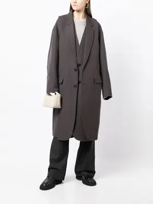 SONGZIO Wool Asymmetric Coat