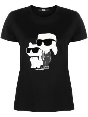 Karl Lagerfeld Ikon Organic-cotton T-shirt