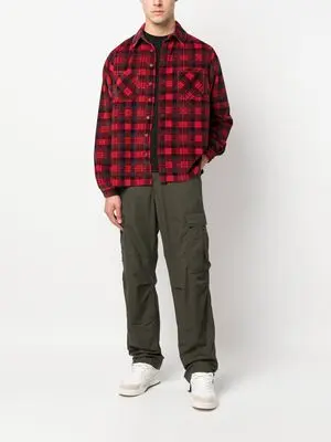 ERL Long-sleeve Corduroy Checked Shirt