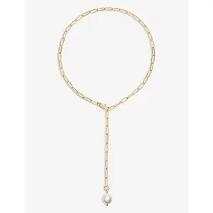 LA MAISON COUTURE Amadeus Alba Pearl Necklace - Gold