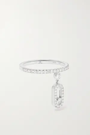 Messika Messika Move Uno Tassel Diamond Ring White Gold