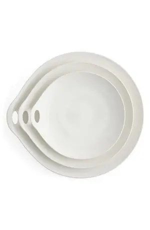 NAMBE Portables Round Platter - White