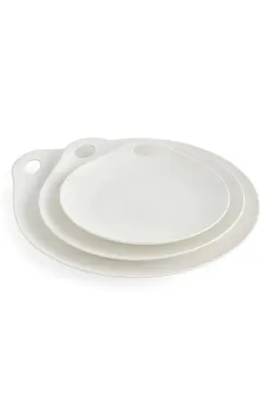 NAMBE Portables Round Platter - White