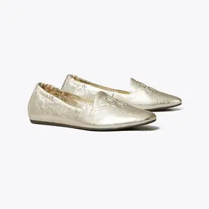 Tory Burch Smoking Slipper Spark Gold