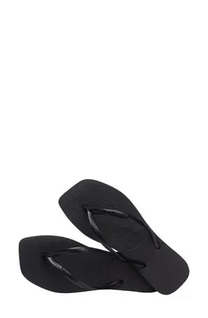 Havaianas Slim Square Flip Flop - Black