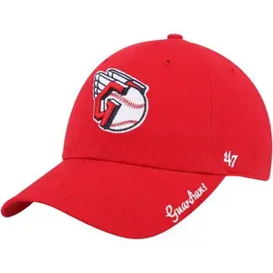 '47 Cleveland Guardians Miata Clean Up Adjustable Cap - Red