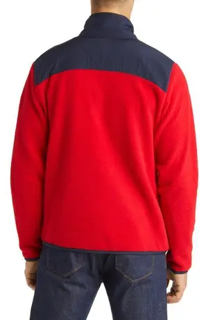Cutter & Buck Cascade Fleece Jacket - Red/navy Blue