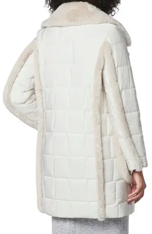 Andrew Marc Astor Quilted Coat - Birch