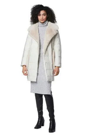 Andrew Marc Astor Quilted Coat - Birch