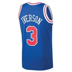 Mitchell & Ness Allen Iverson Philadelphia 76ers 1996/97 Hardwood Classics Swingman Jersey - Royal