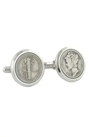 David Donahue Mercury Dime Cuff Links