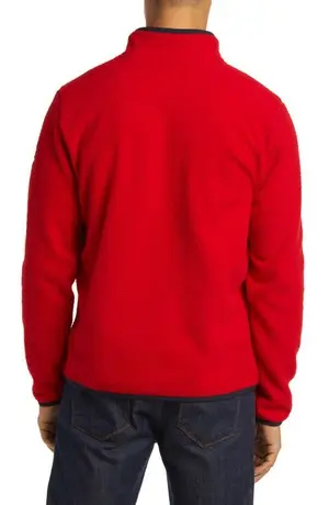 Cutter & Buck Cascade Fleece Pullover - Red/ Navy Blue