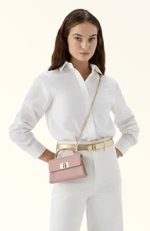 Furla 1927 Mini Leather Crossbody Bag