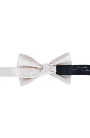 Trafalgar Sutton Silk Bow Tie - Cream