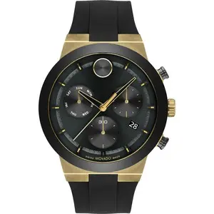 Movado Fusion Chronograph Strap Watch - Black