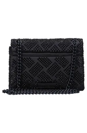 Kurt Geiger Mini Kensington Embellished Crossbody Bag - Black