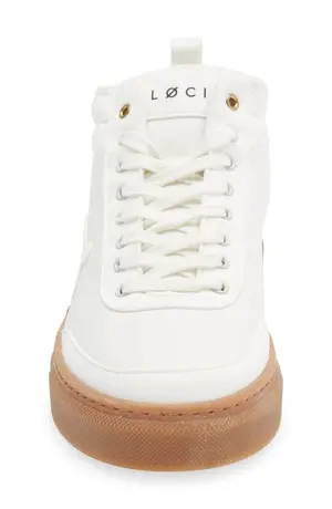 LOCI Hero X Reed Mid Top Sneakers - Natural/ Gum