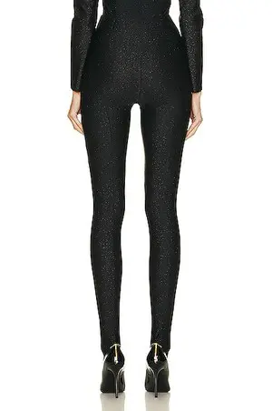 DANIELE CARLOTTA Glittered Spandex Legging