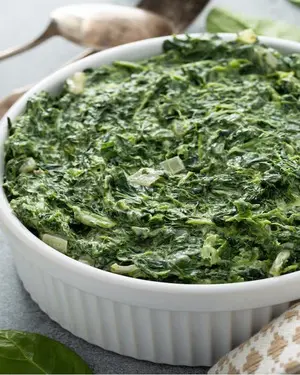 THE CAJUN TURKEY CO Spinach Madeleine With Smoked Gouda Cheese, Serves 4-6 - One-color