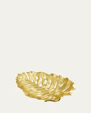 Michael Aram Golden Monstera Centerpiece - One-color