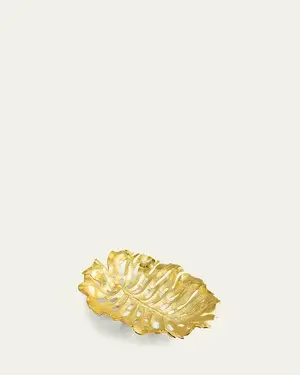 Michael Aram Golden Monstera Centerpiece