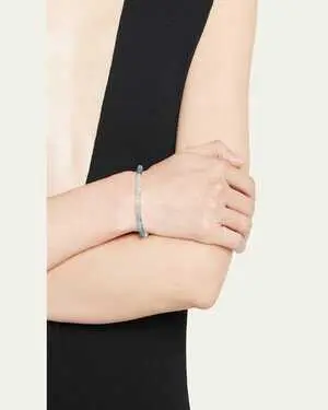 SYDNEY EVAN 14k Gold Diamond And Aqua Rondelle Bracelet