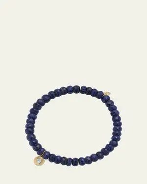 SYDNEY EVAN 14k Gold Diamond & Sapphire Charm Bracelet - Blue
