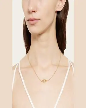 SYDNEY EVAN 14k Evil Eye Diamond Necklace