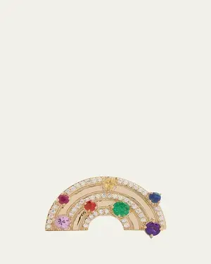 SYDNEY EVAN 14k Yellow Gold Rainbow Block Ring
