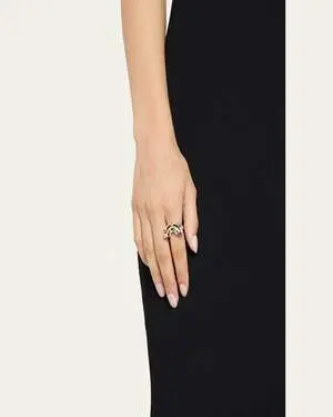 SYDNEY EVAN 14k Yellow Gold Rainbow Block Ring