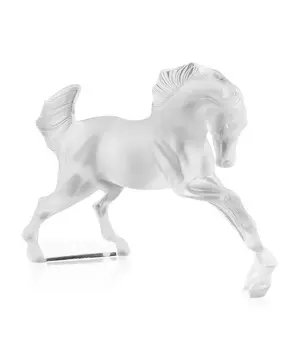 Lalique Horse Sculpture - Clear