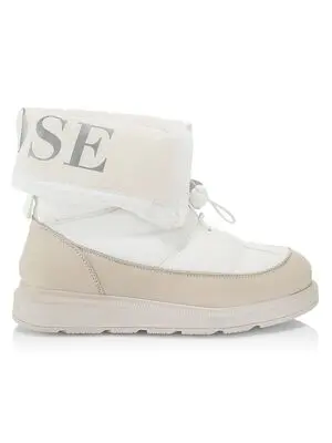 Canada Goose Women's Cypress Fold-Down Puffer Boots - White - Size 7 - White  - White