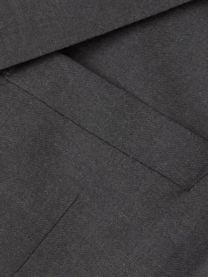 SAKS FIFTH AVENUE Collection Woven Wool Suit - Charcoal