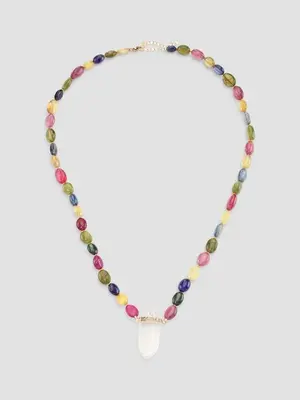 Jia Jia 14k & Multi-gemstone Pendant Necklace - Rainbow