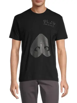 Play Comme Des Garcon 2 Hearts T-shirt